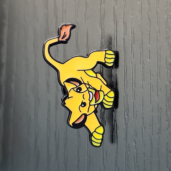 Disney | Jewelry | Disneys The Lion King Simba Inspired Enamel Pin ...